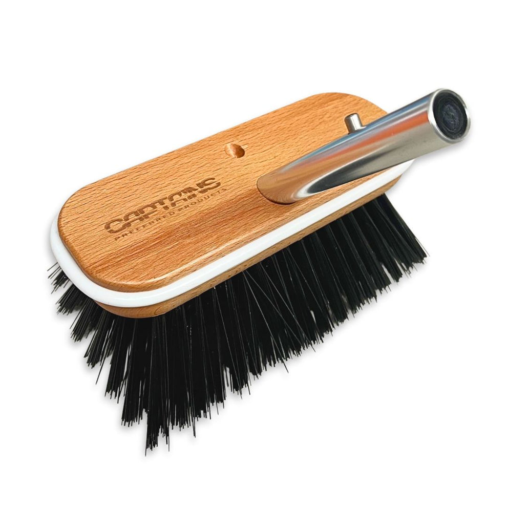 Stiff Bristle Boat Brush Head - Marine-Grade Deck Brush