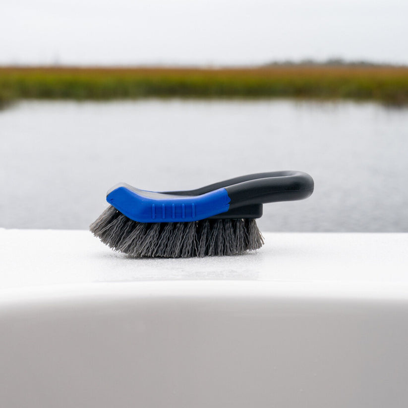 Boat Scrub Brush - Handheld Hard Bristle Brush (Heavy-Duty)
