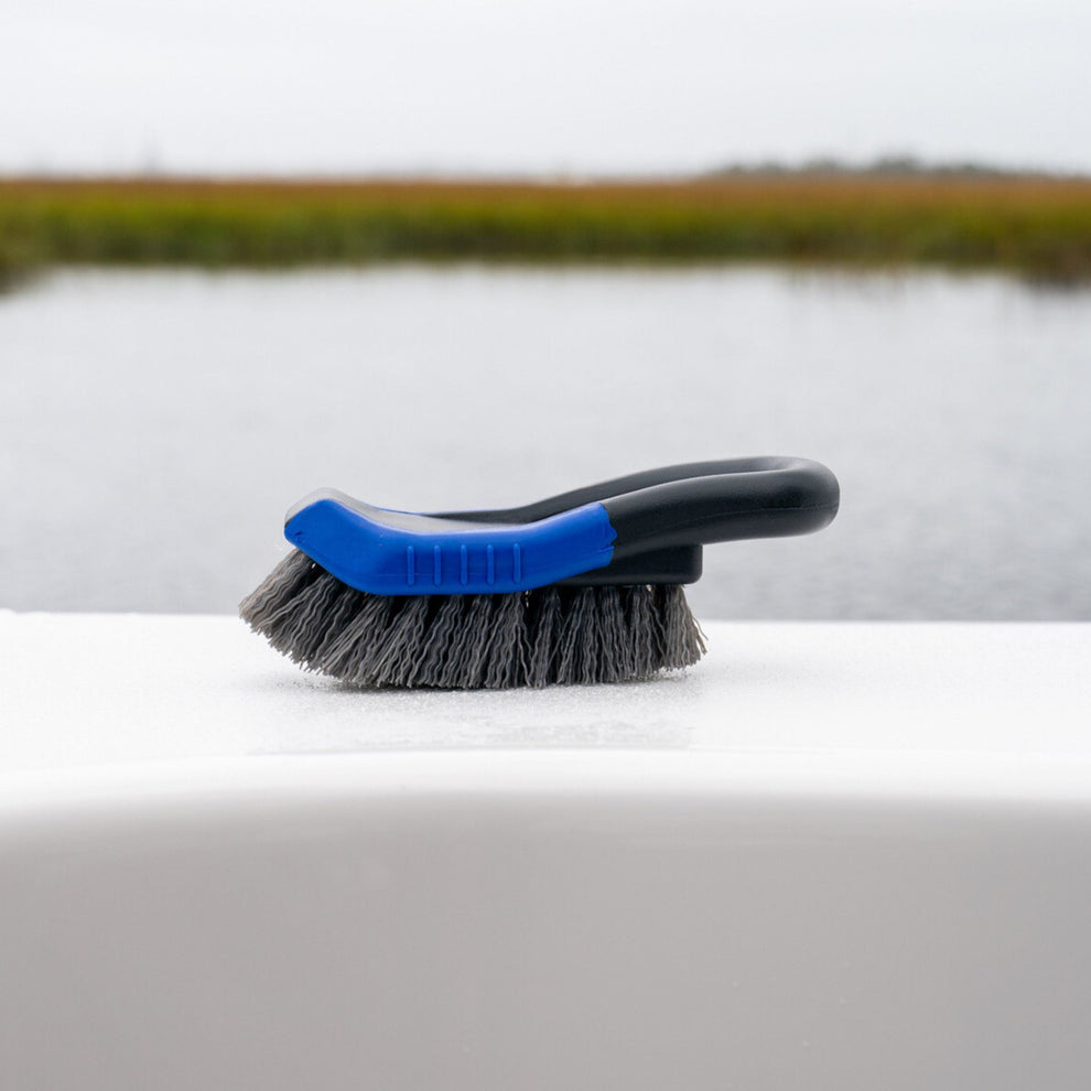 Boat Scrub Brush - Handheld Hard Bristle Brush (Heavy-Duty)
