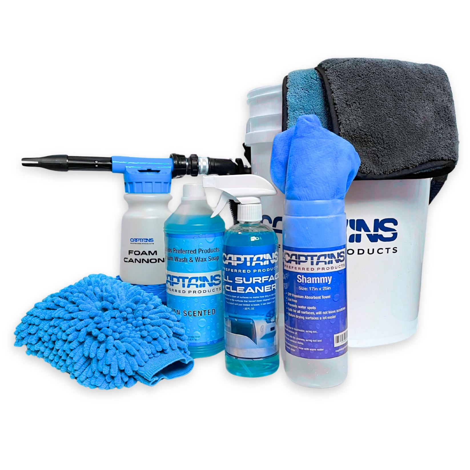 Pro Foam Cannon Boat Cleaning Kit - 8pc Cleaning Kit